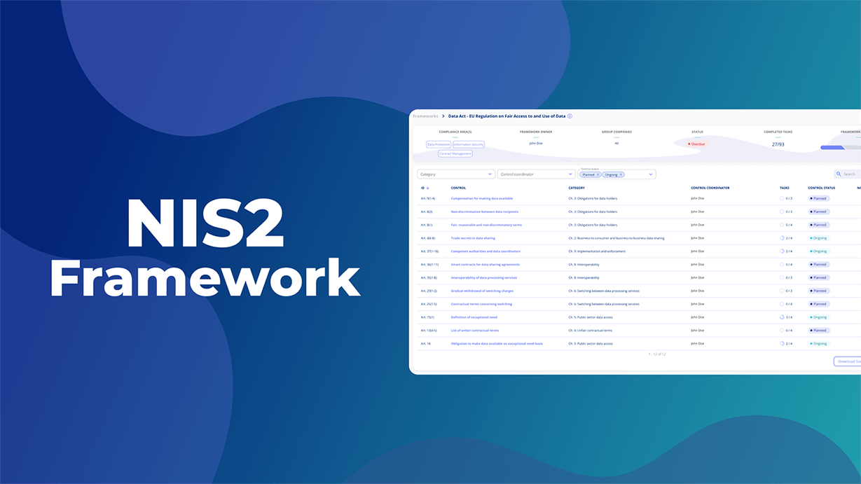 legal | NIS2 Compliance Framework & Risk Management